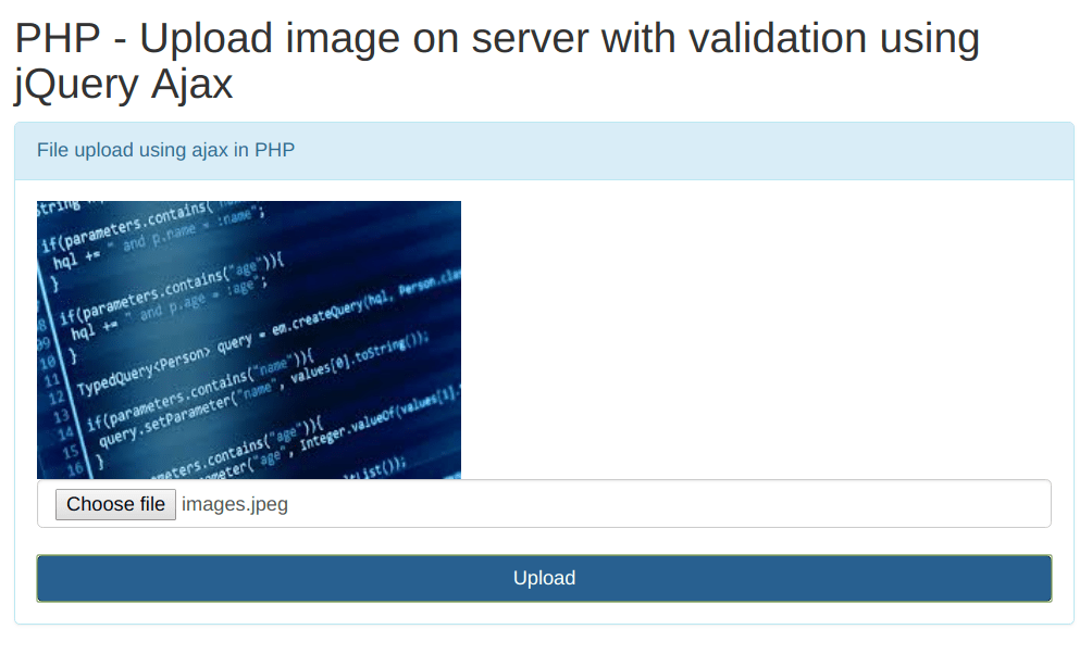 Jquery ajax file upload example php - acetotelecom Jquery ajax file upload example php - acetotelecom